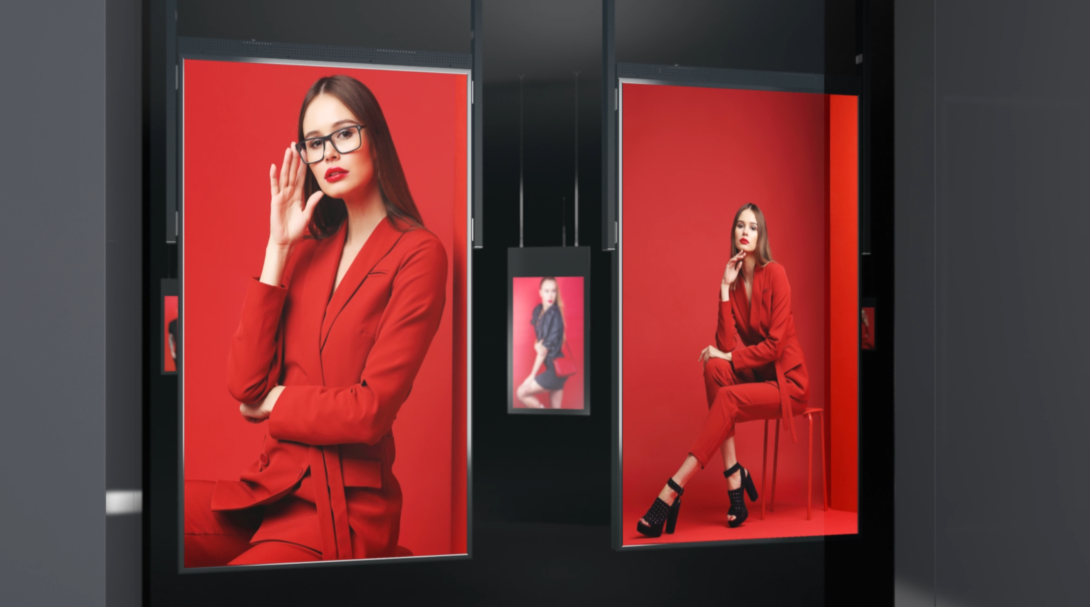 Digitale Hanging Displays | KRAISS | retail.unexpected